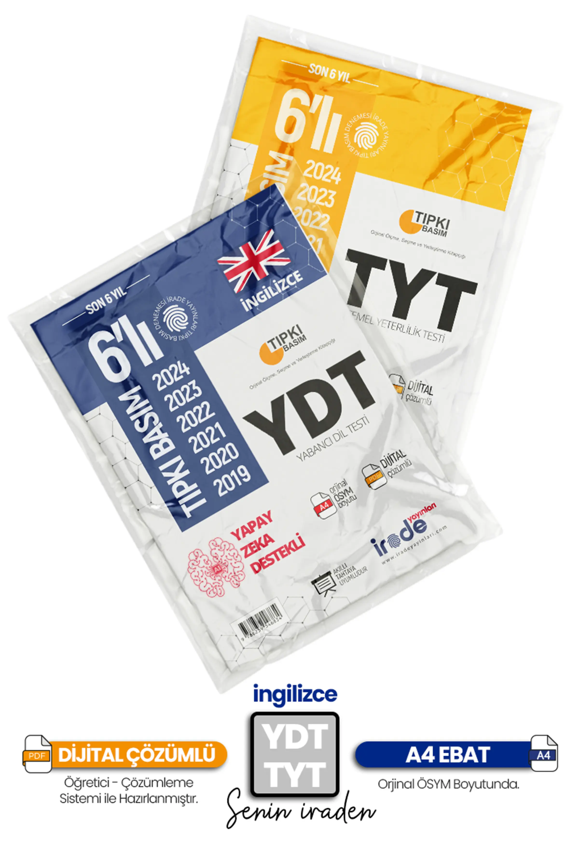 TYT - YDT İNGİLİZCE 12li Fasikül Ösym Çıkmış Sorular Paket Deneme ...
